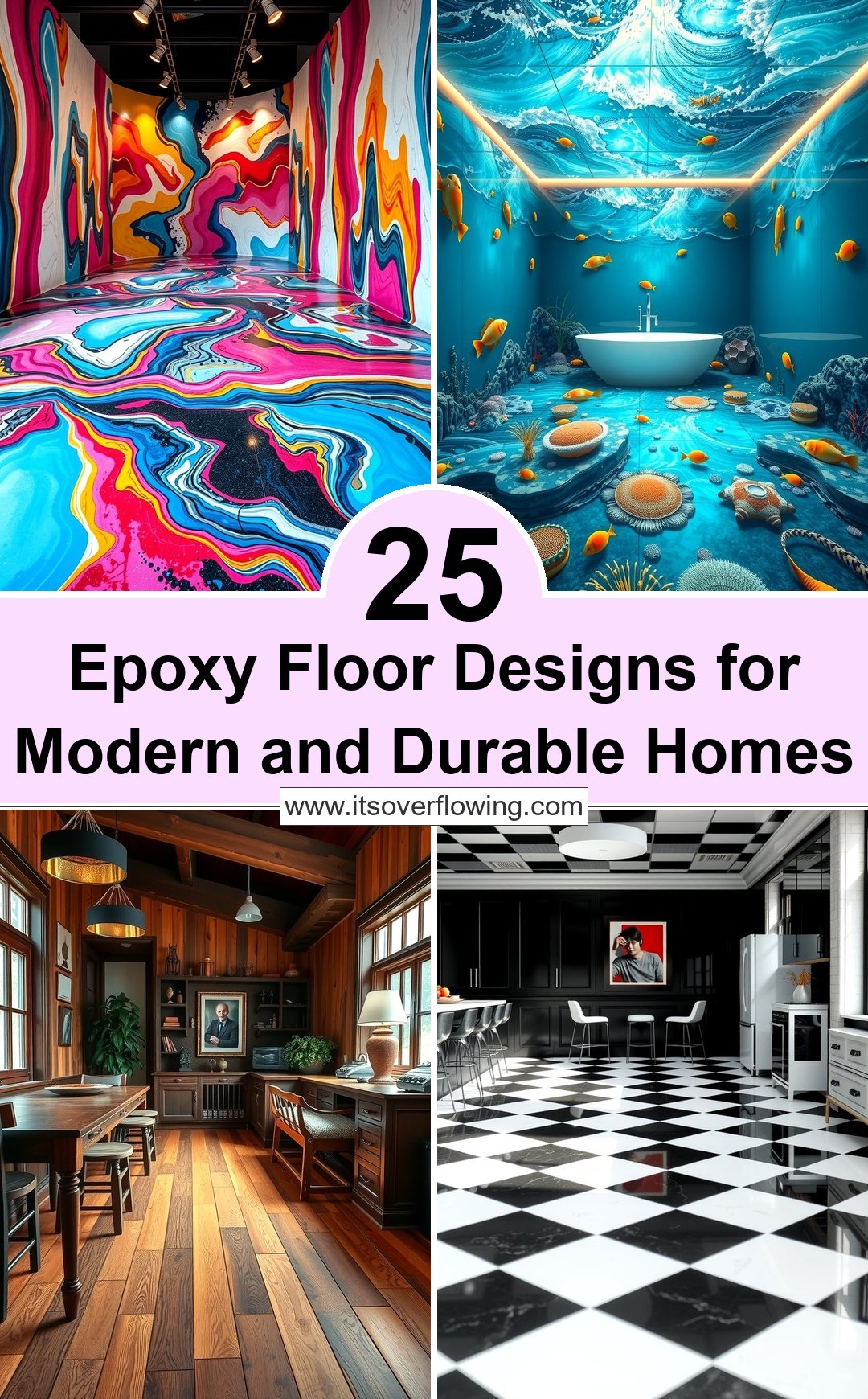 25 Epoxy Floor Designs for Modern and Durable Homes