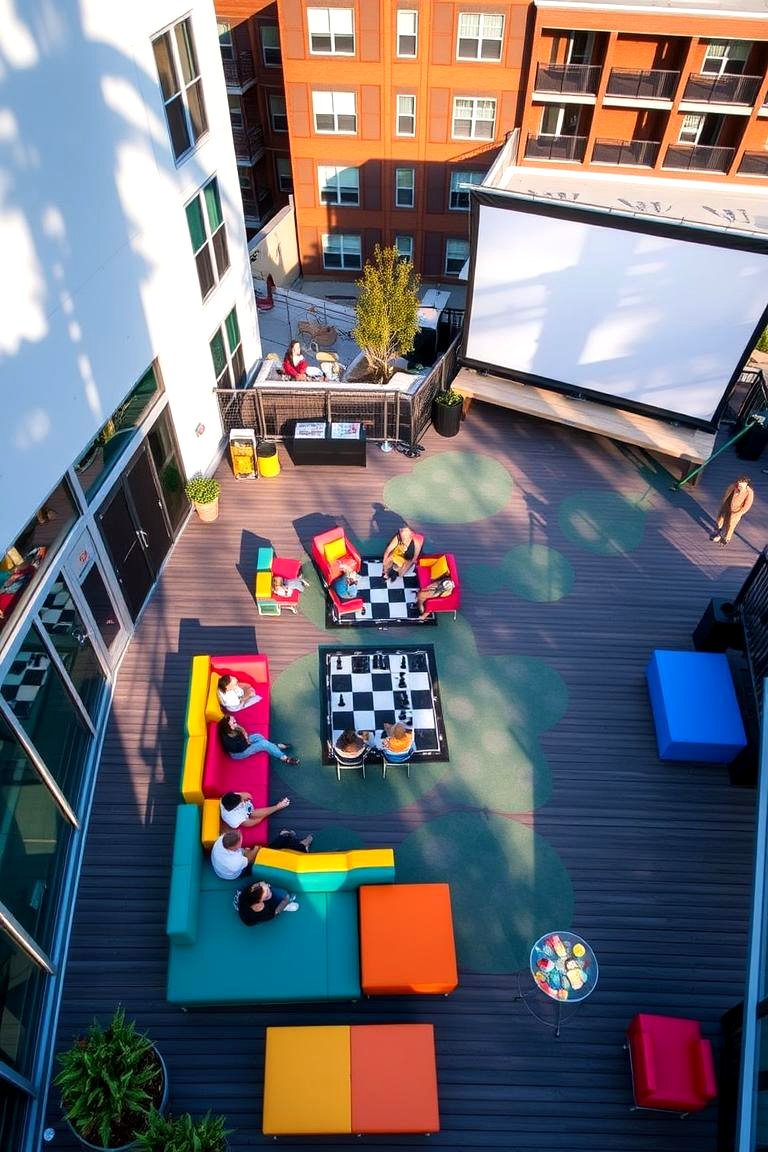 21 Rooftop Deck Layouts for Urban Outdoor Entertainment Areas