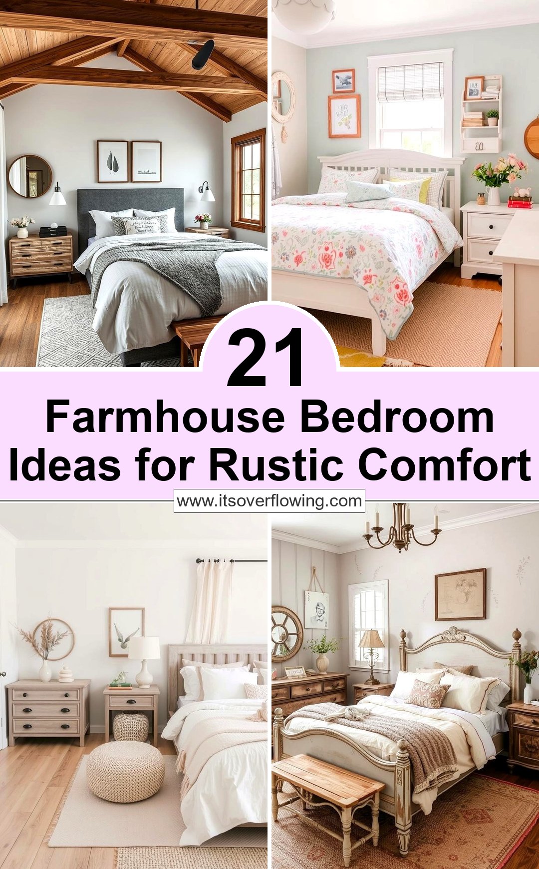 21 Farmhouse Bedroom Ideas for Rustic Comfort