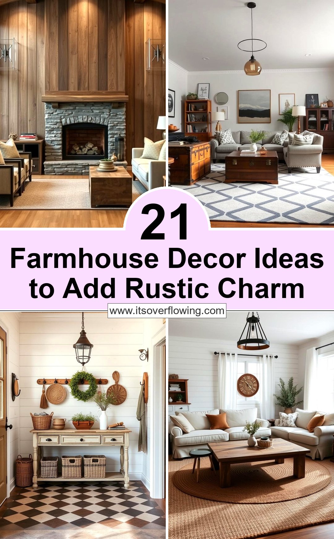 21 Farmhouse Decor Ideas to Add Rustic Charm