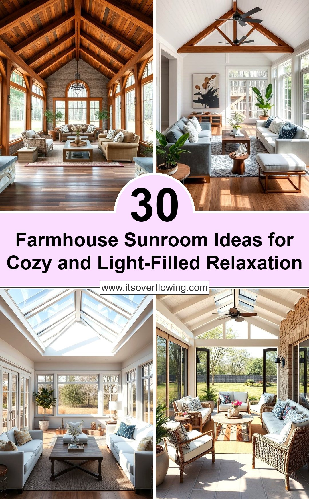 30 Farmhouse Sunroom Ideas for Cozy and Light-Filled Relaxation