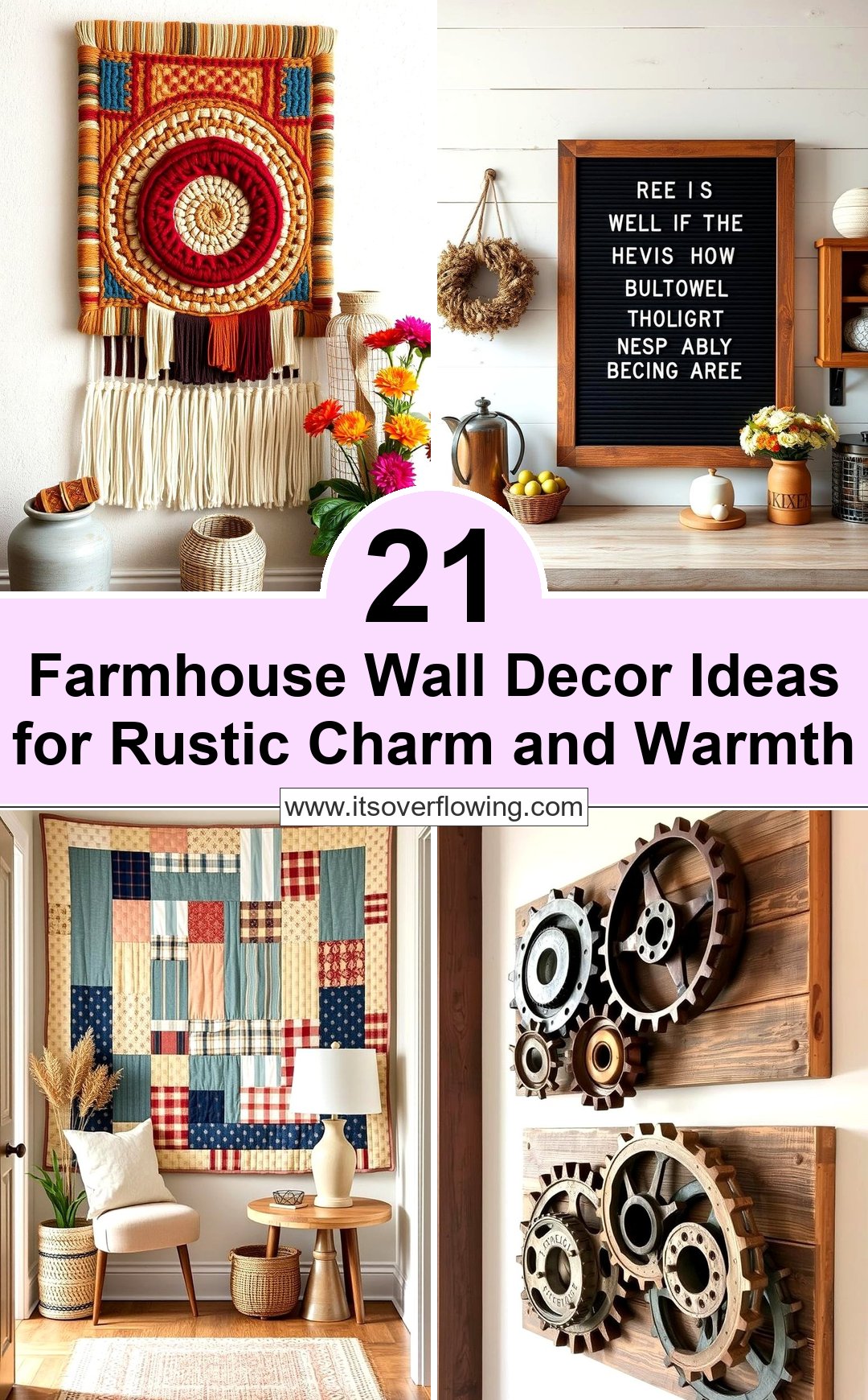 21 Farmhouse Wall Decor Ideas for Rustic Charm and Warmth