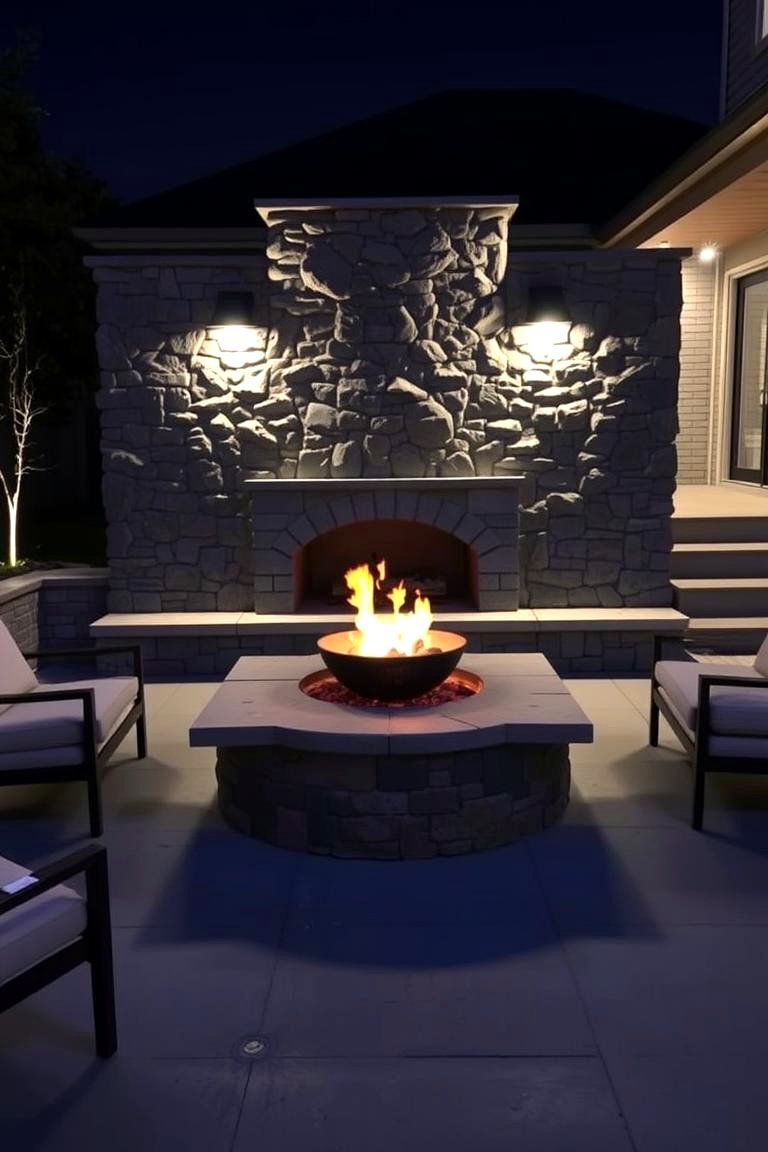 30 Elegant Stone Fire Pit Ideas for Backyard Entertaining