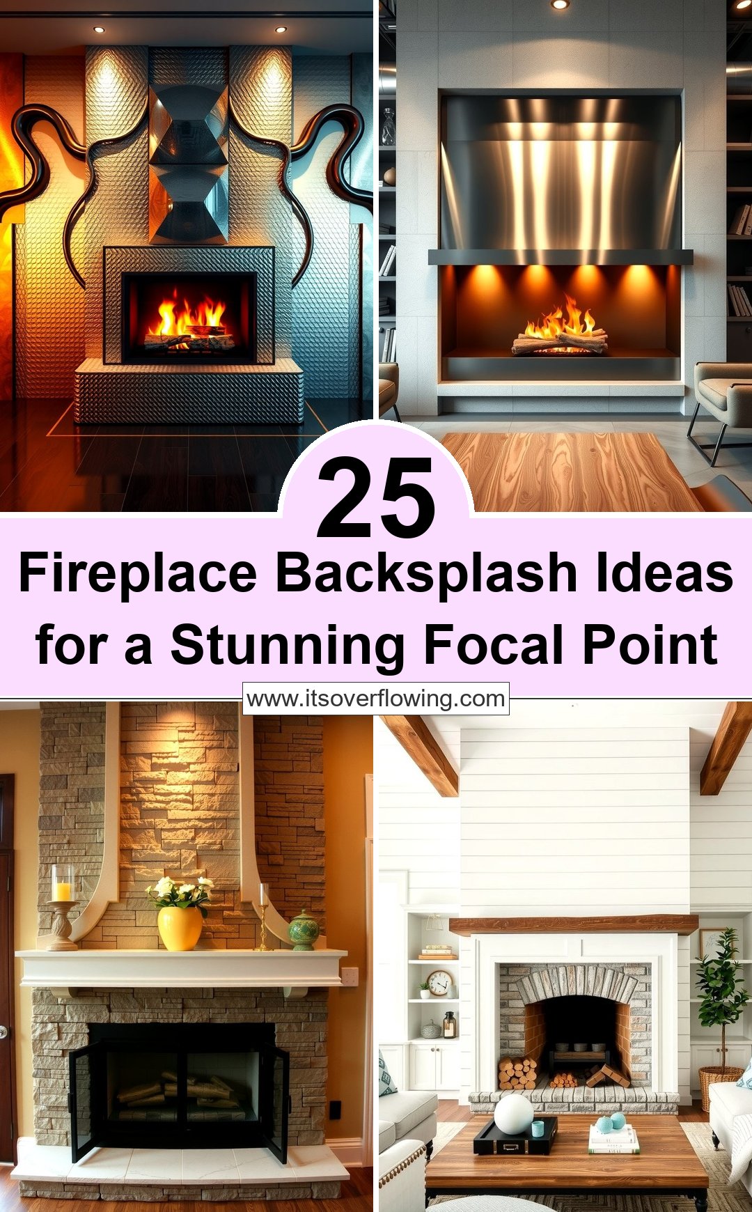 25 Fireplace Backsplash Ideas for a Stunning Focal Point