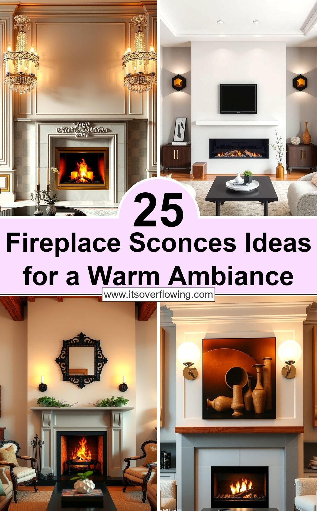 25 Fireplace Sconces Ideas for a Warm Ambiance