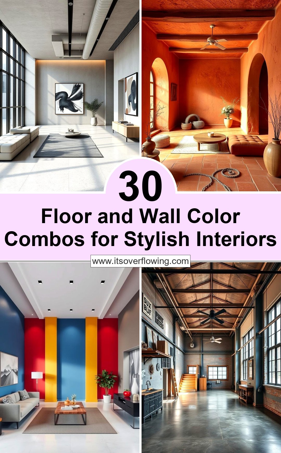 30 Floor & Wall Color Combos for Stylish Interiors