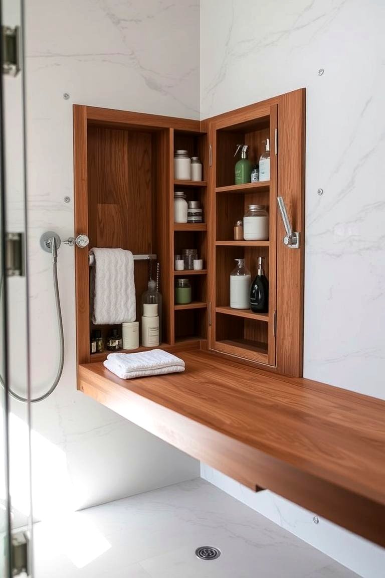 30 Shower Storage Ideas to Declutter Your Bathroom