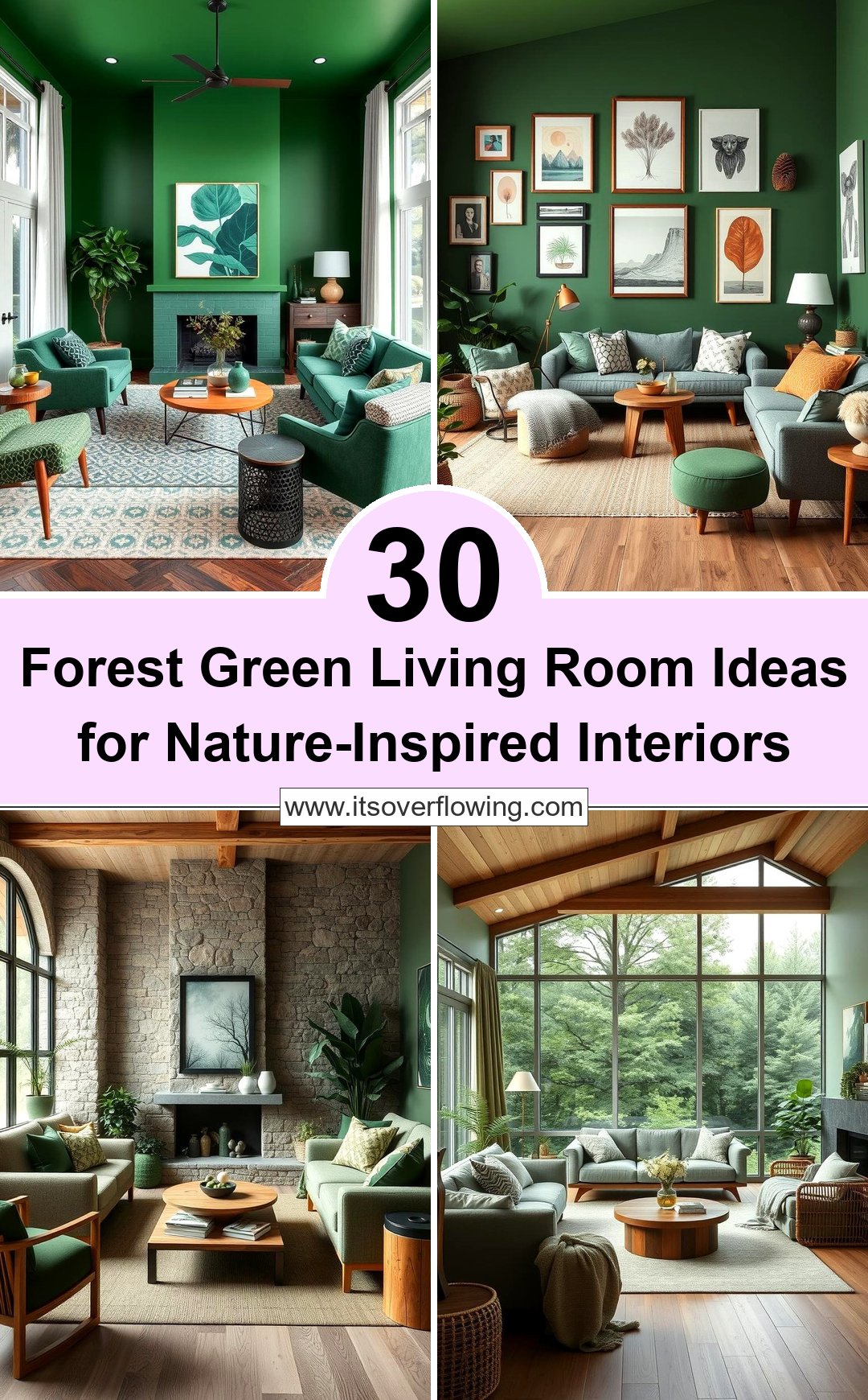 30 Forest Green Living Room Ideas for Nature-Inspired Interiors