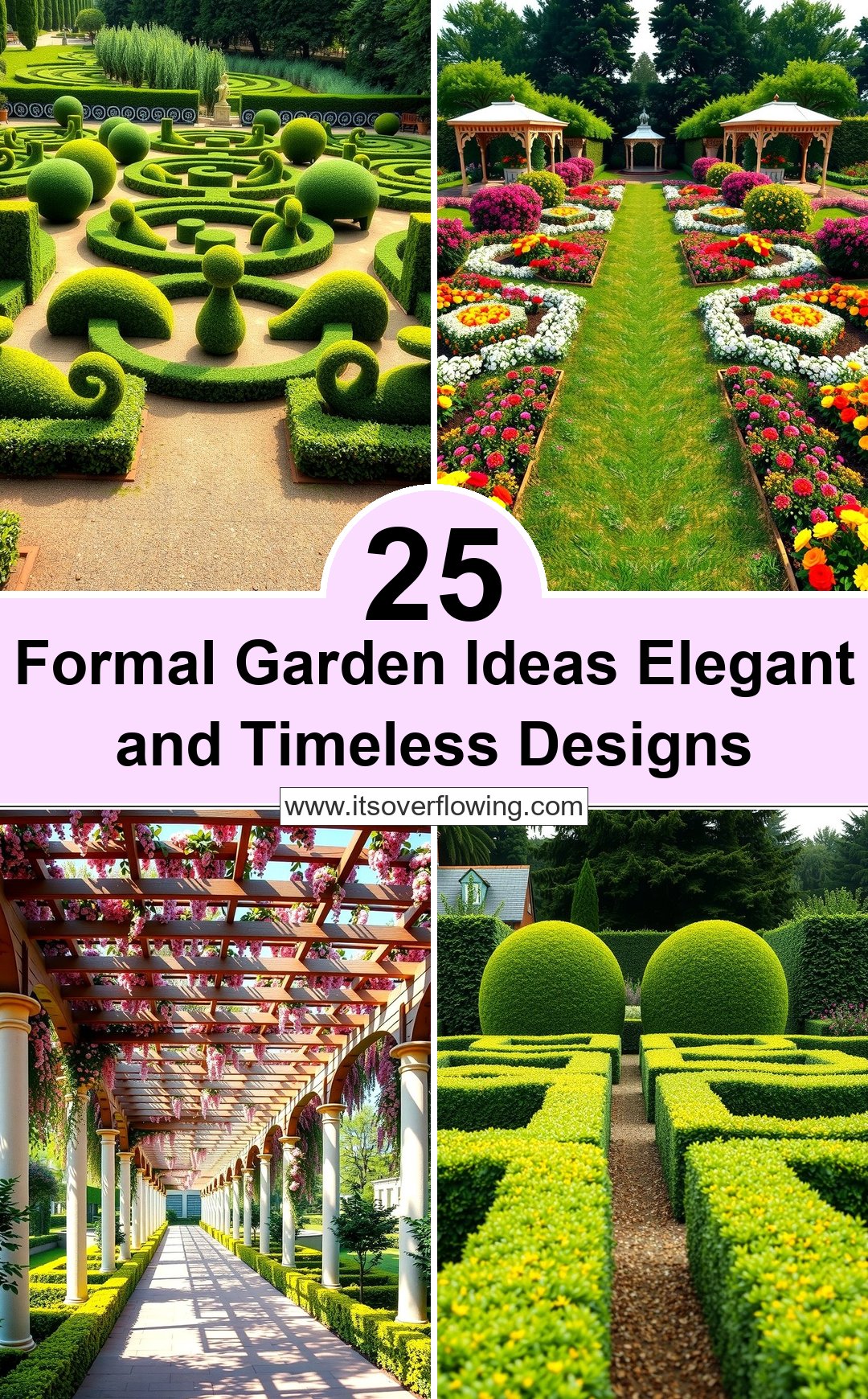 25 Formal Garden Ideas: Elegant & Timeless Designs