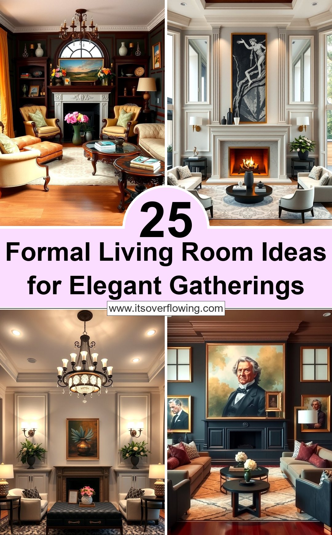 25 Formal Living Room Ideas for Elegant Gatherings