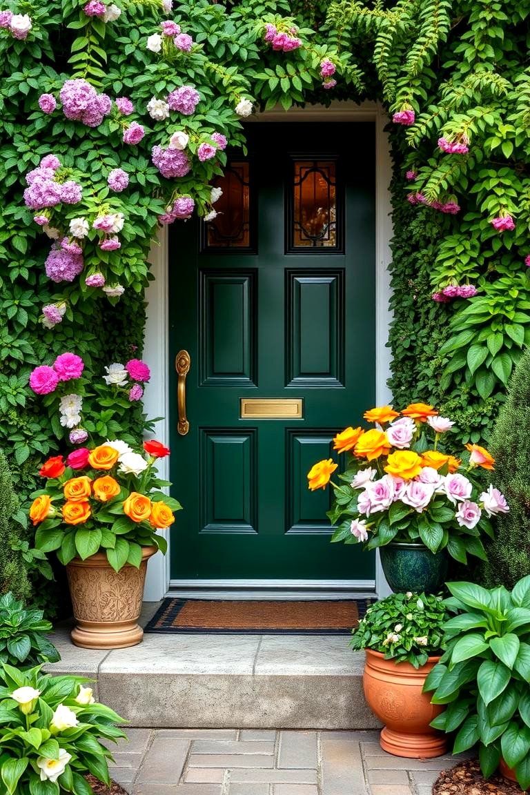 21 Front Door Plants for a Welcoming and Lush Entryway