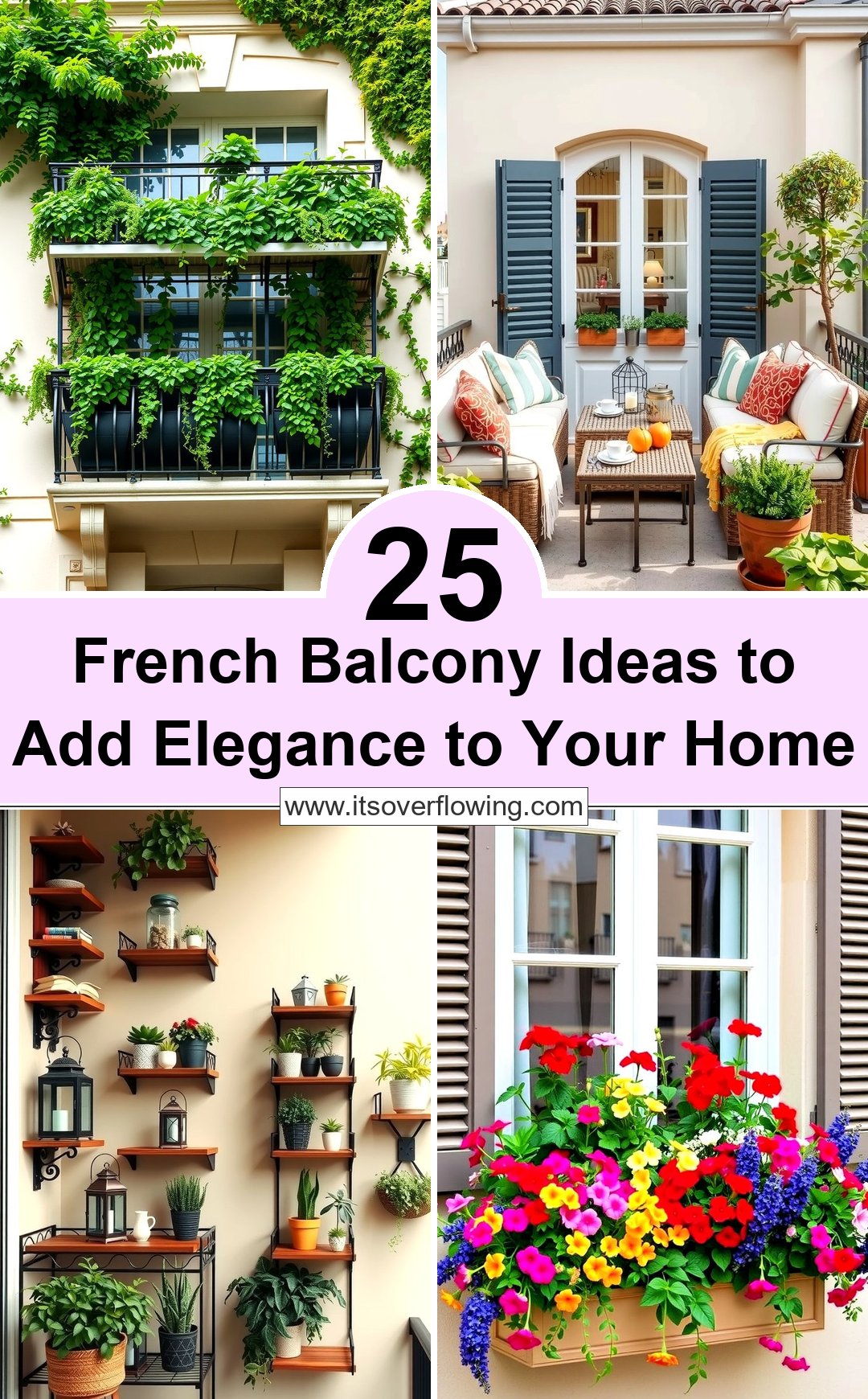25 French Balcony Ideas to Add Elegance to Your Home
