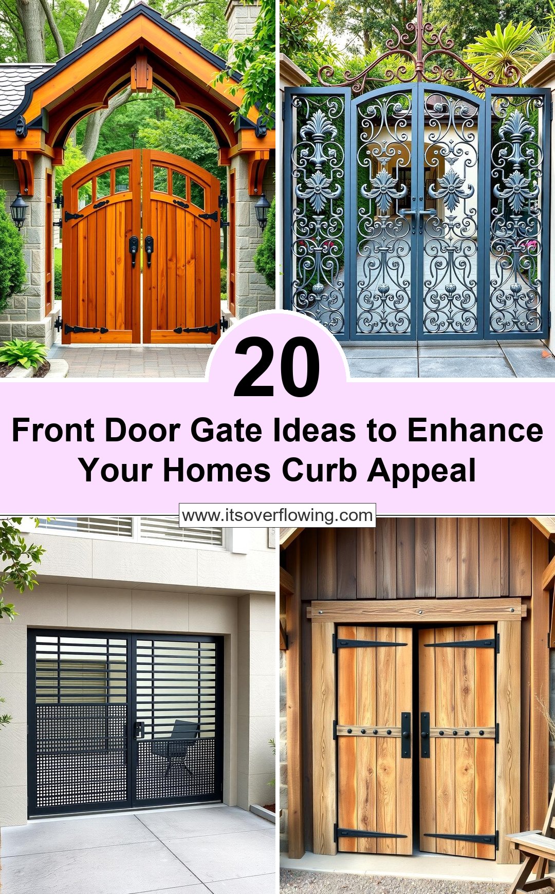 20 Front Door Gate Ideas to Enhance Your Home's Curb Appeal