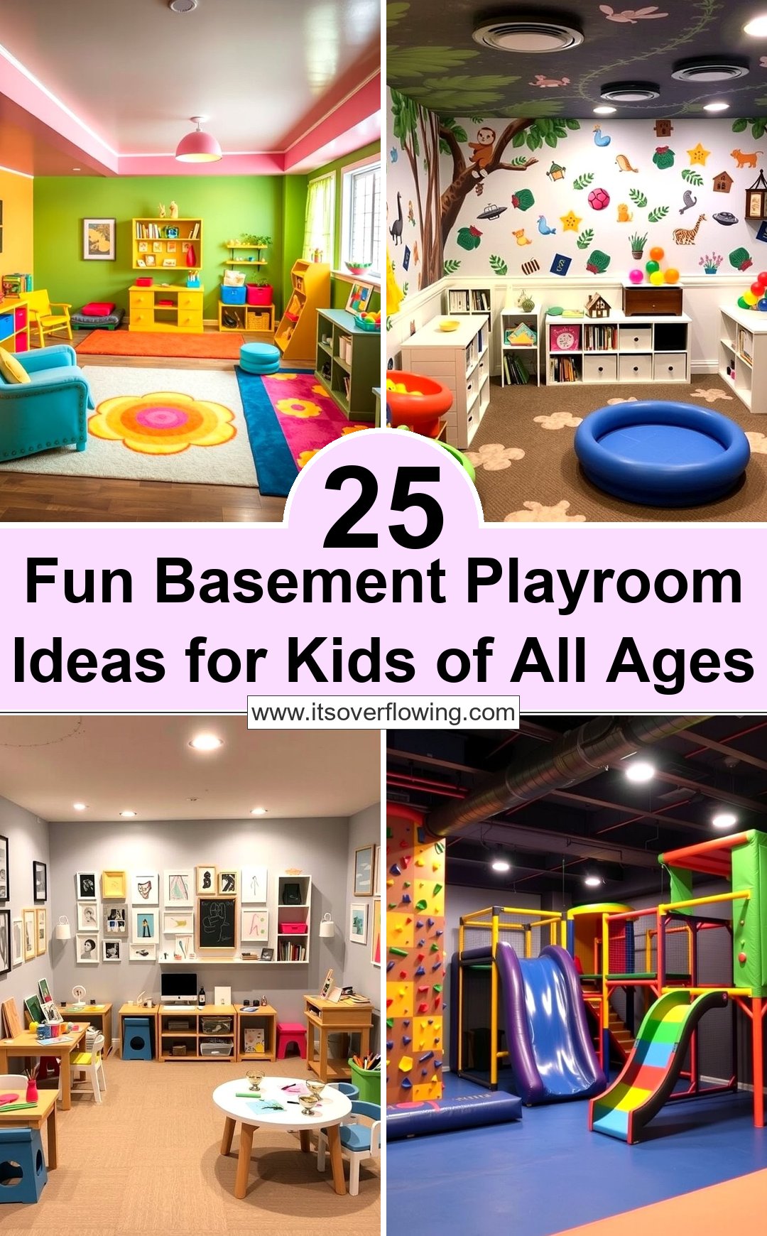 25 Fun Basement Playroom Ideas for Kids of All Ages