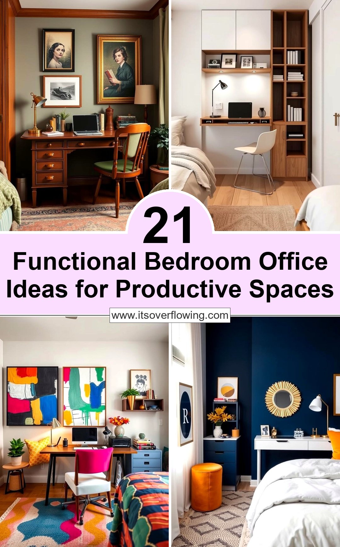 21 Functional Bedroom Office Ideas for Productive Spaces