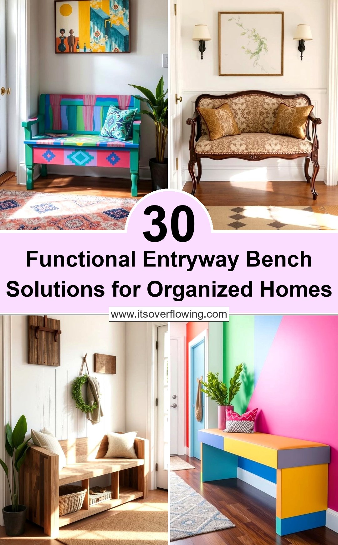 30 Functional Entryway Bench Solutions for Organized Homes