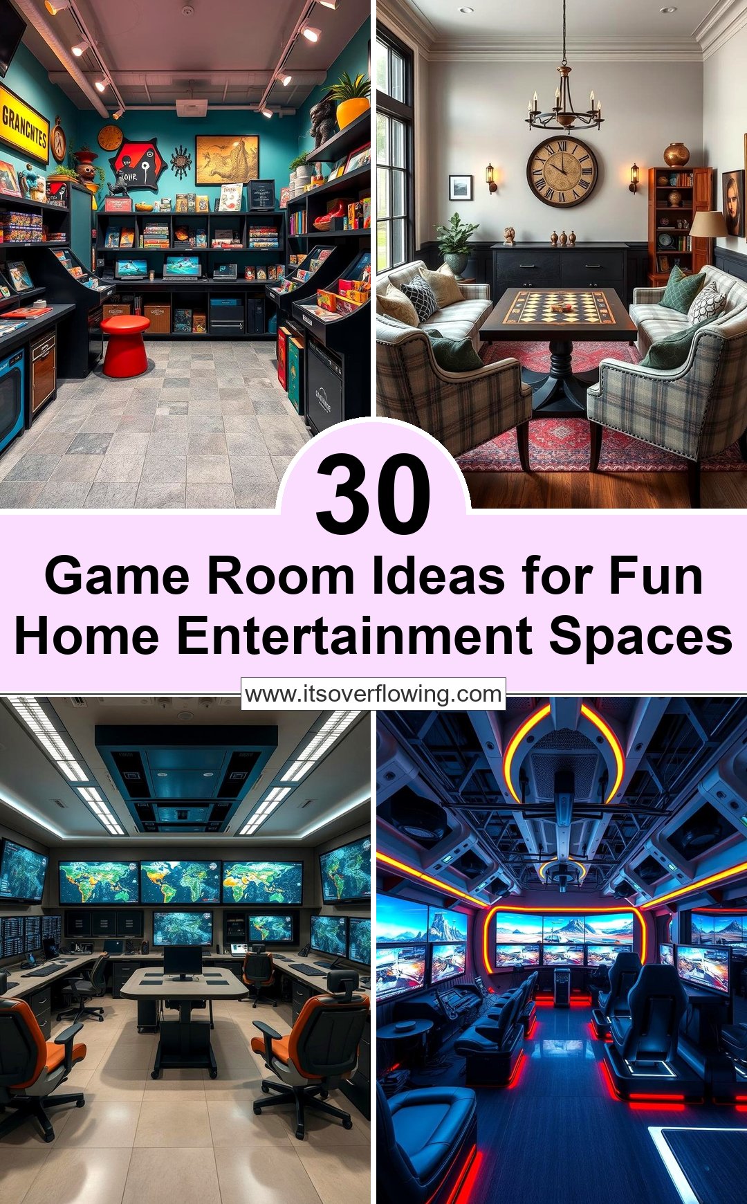 30 Game Room Ideas for Fun Home Entertainment Spaces