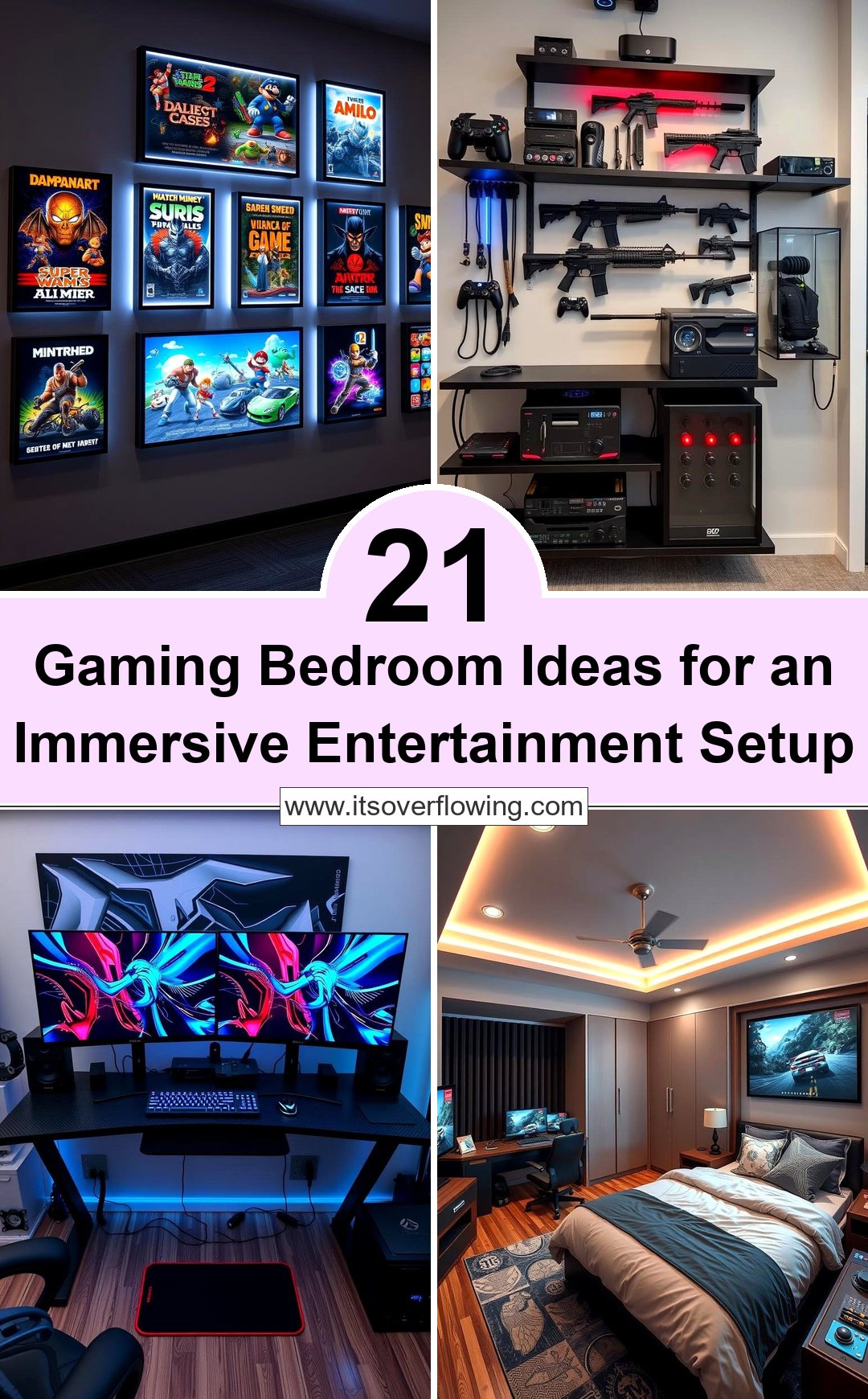 21 Gaming Bedroom Ideas for an Immersive Entertainment Setup