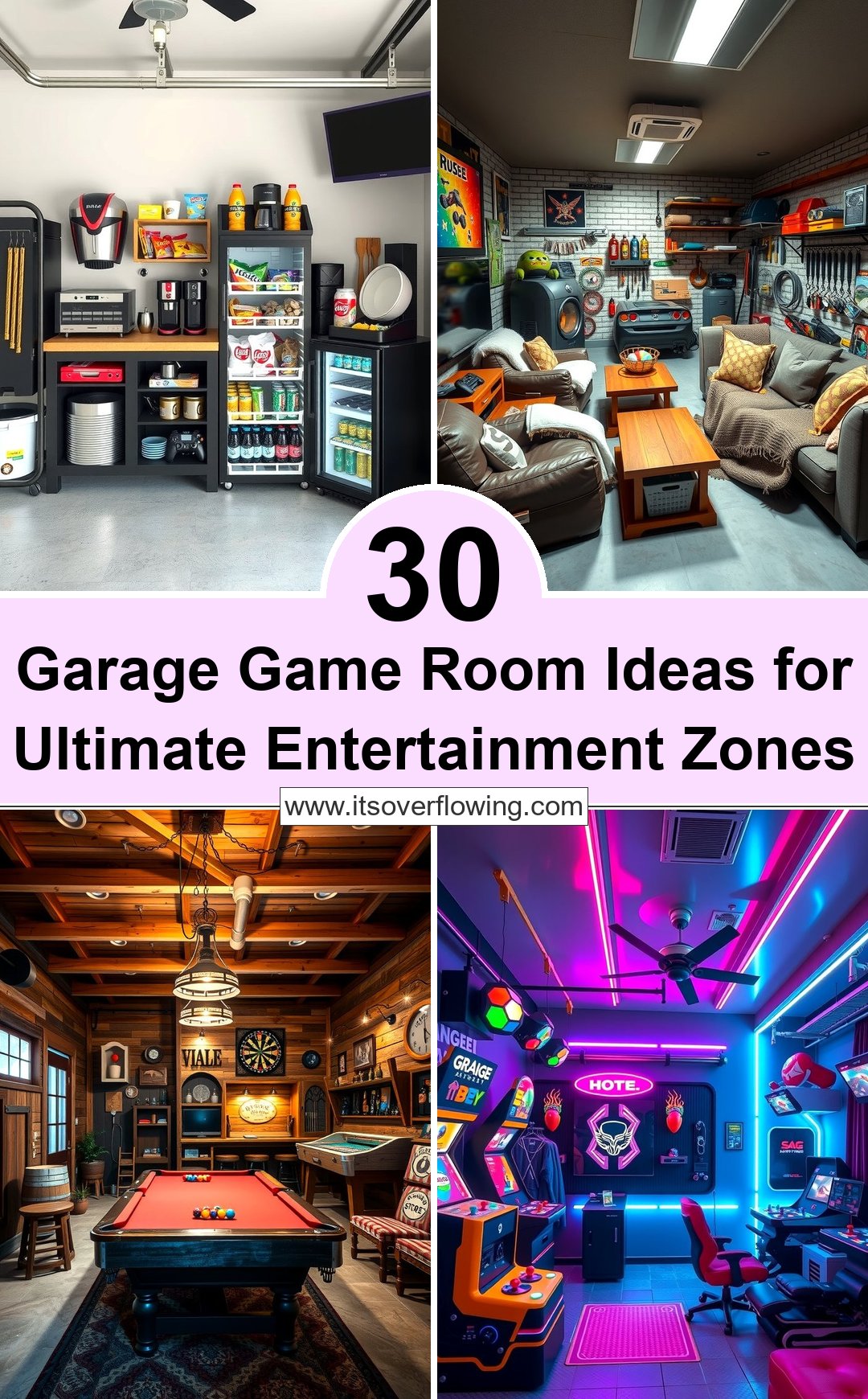 30 Garage Game Room Ideas for Ultimate Entertainment Zones