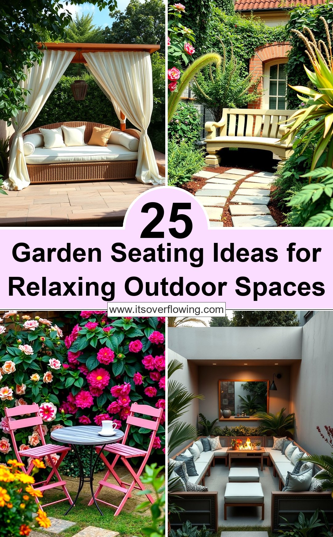 25 Garden Seating Ideas for Relaxing Outdoor Spaces