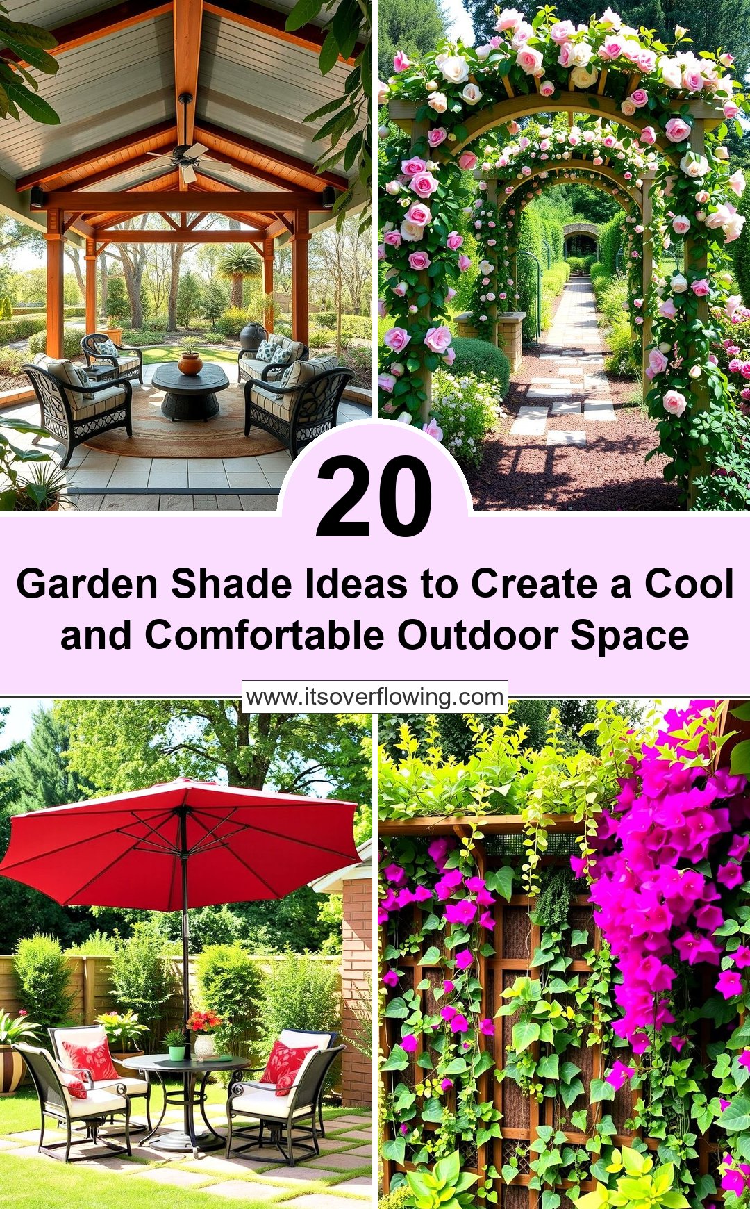 20 Garden Shade Ideas to Create a Cool and Comfortable Outdoor Space