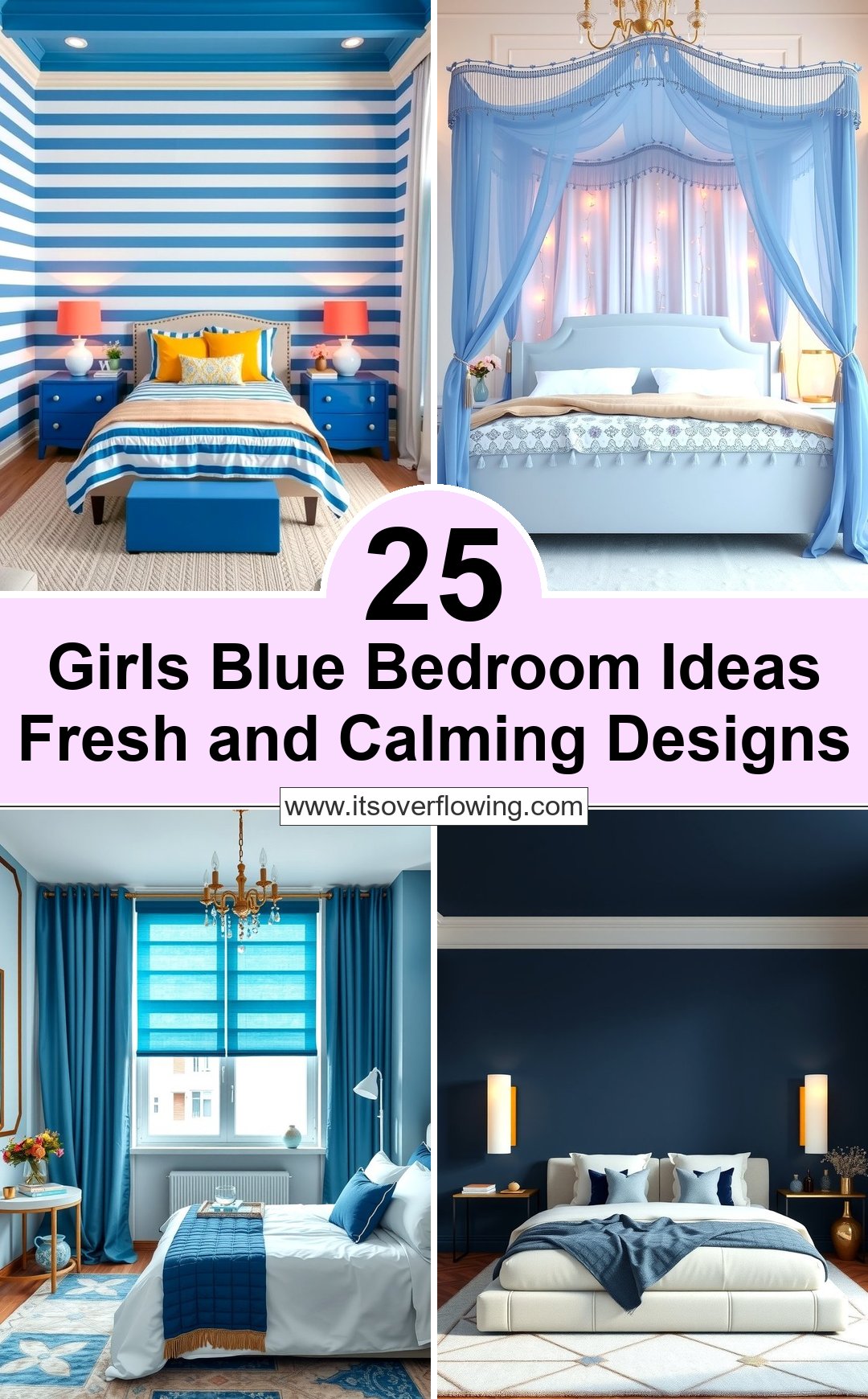 25 Girls Blue Bedroom Ideas: Fresh & Calming Designs