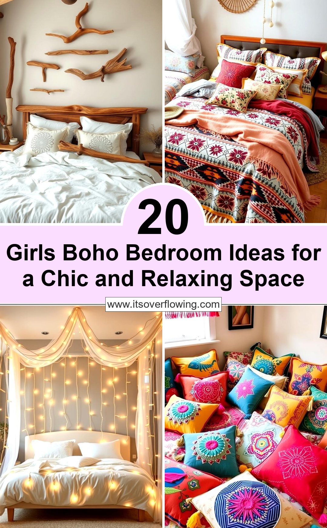 20 Girls Boho Bedroom Ideas for a Chic and Relaxing Space