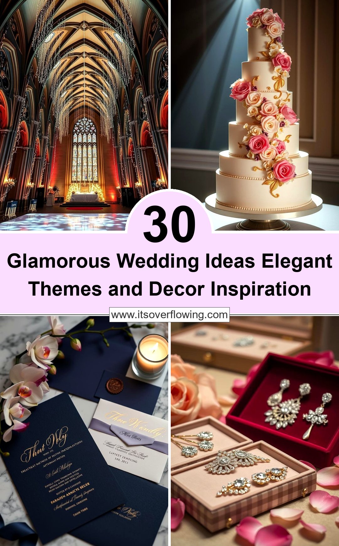 30 Glamorous Wedding Ideas: Elegant Themes & Decor Inspiration