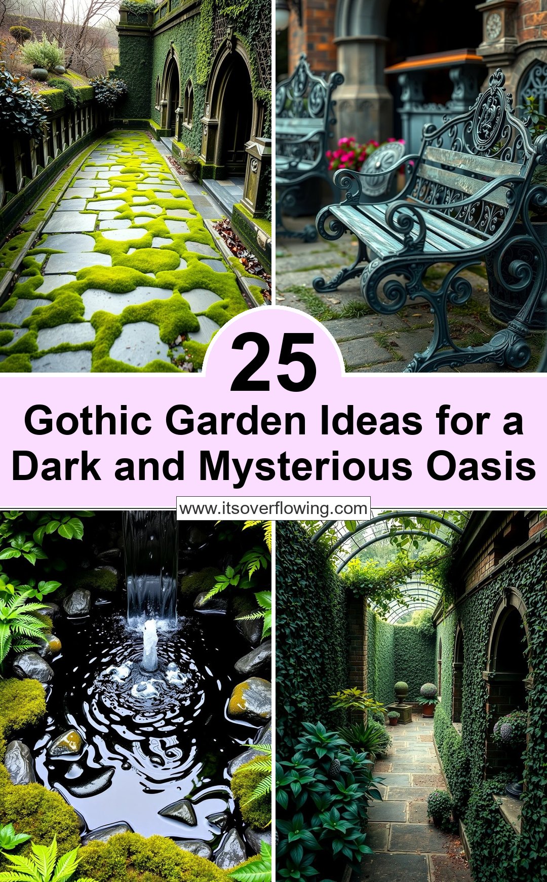 25 Gothic Garden Ideas for a Dark and Mysterious Oasis
