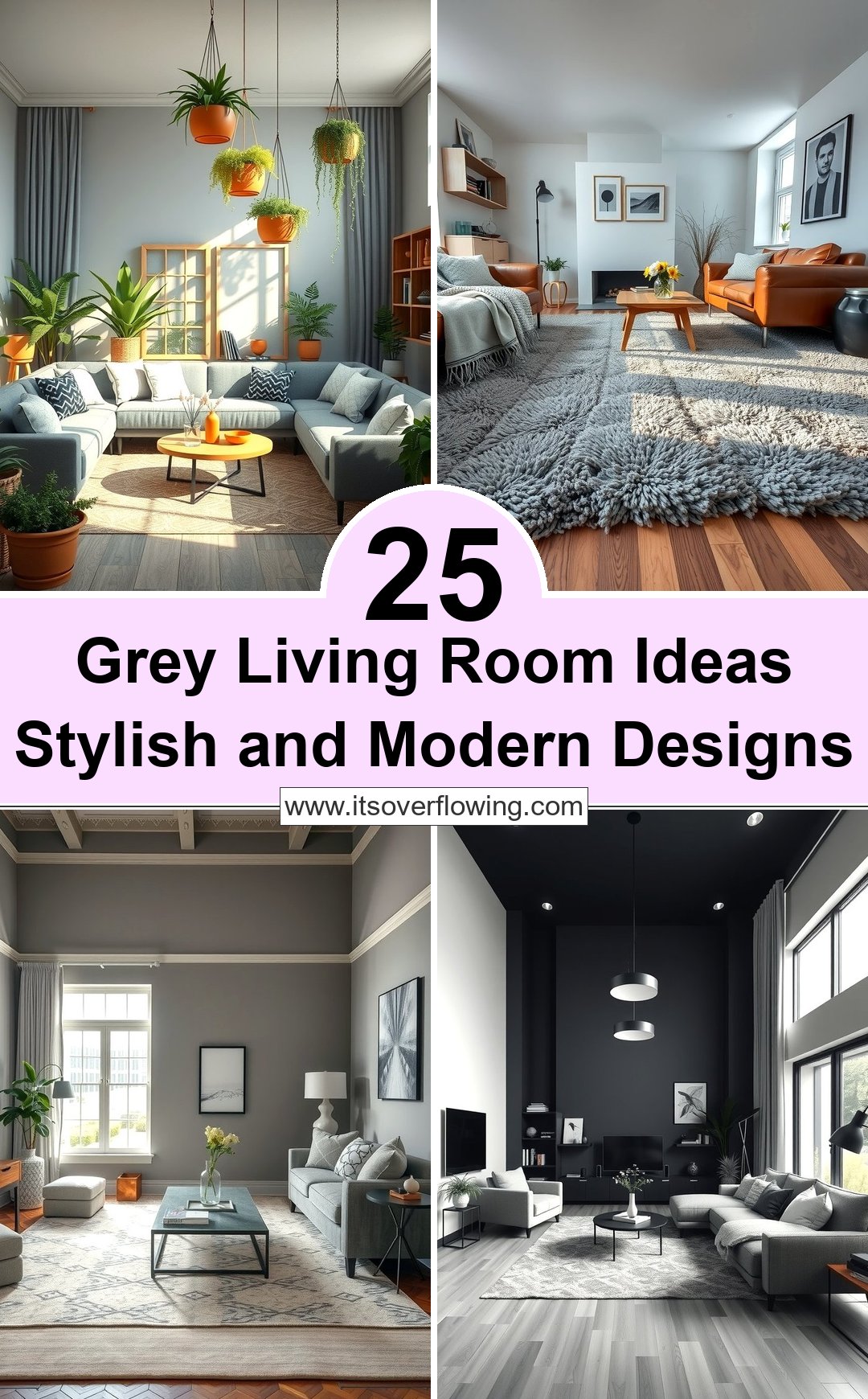 25 Grey Living Room Ideas: Stylish & Modern Designs