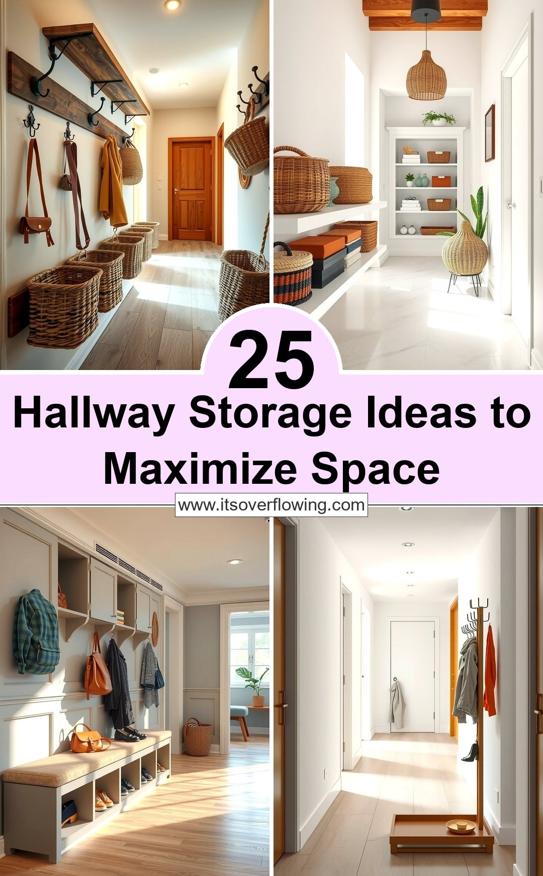 25 Hallway Storage Ideas to Maximize Space