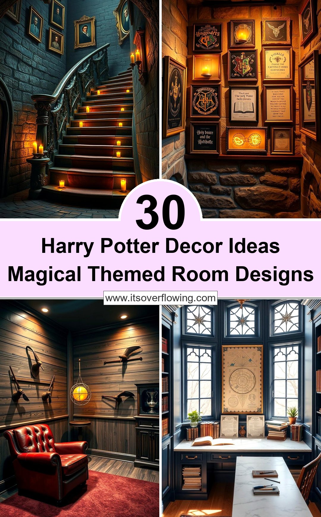 30 Harry Potter Decor Ideas: Magical Themed Room Designs