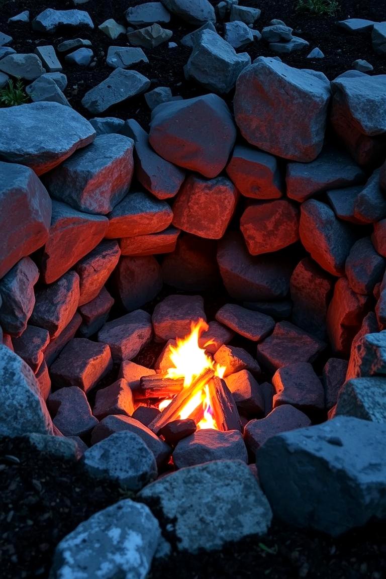 30 Elegant Stone Fire Pit Ideas for Backyard Entertaining