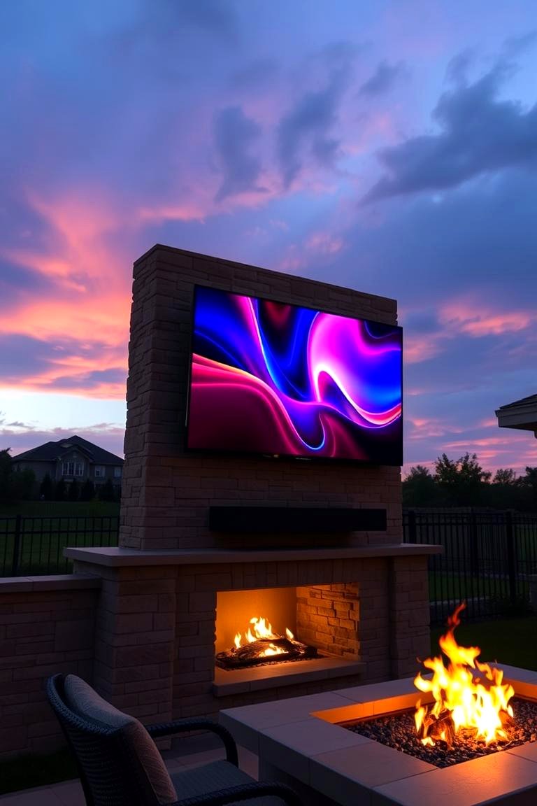 30 Outdoor TV Ideas for Entertainment Under the Sky