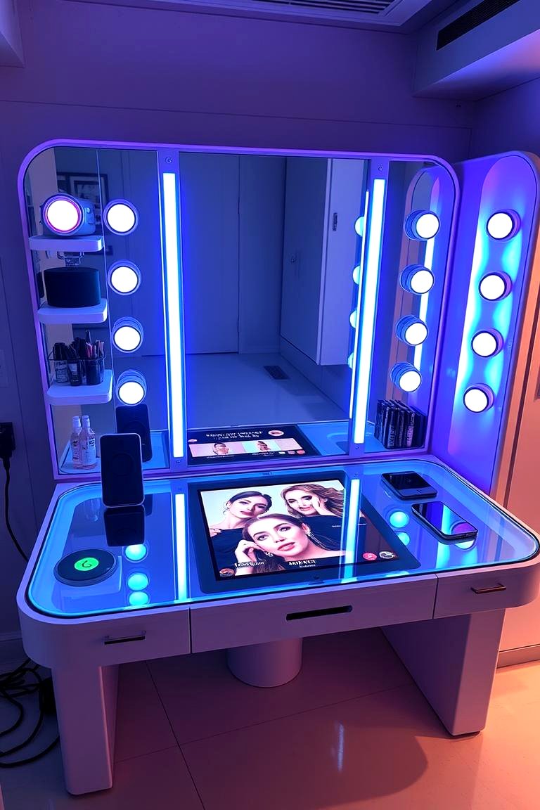 30 Stylish Makeup Vanity Ideas for a Functional Beauty Space