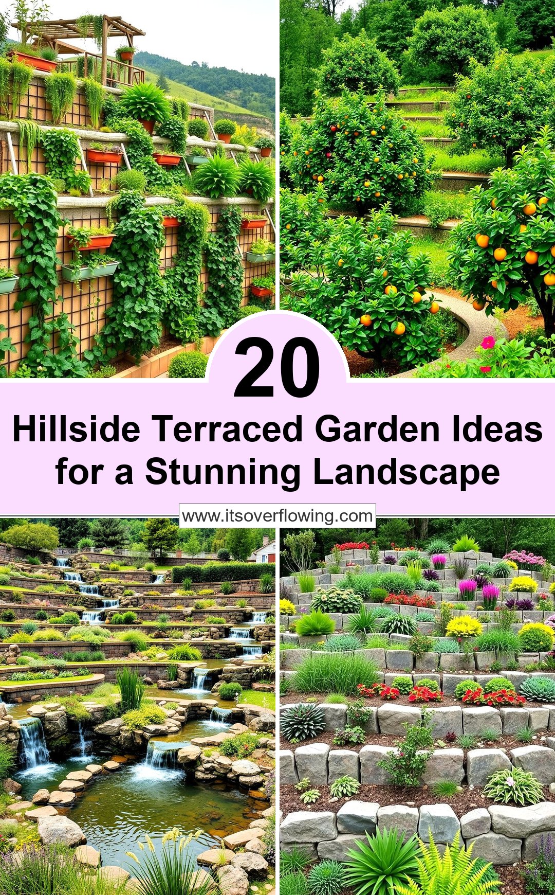 20 Hillside Terraced Garden Ideas for a Stunning Landscape