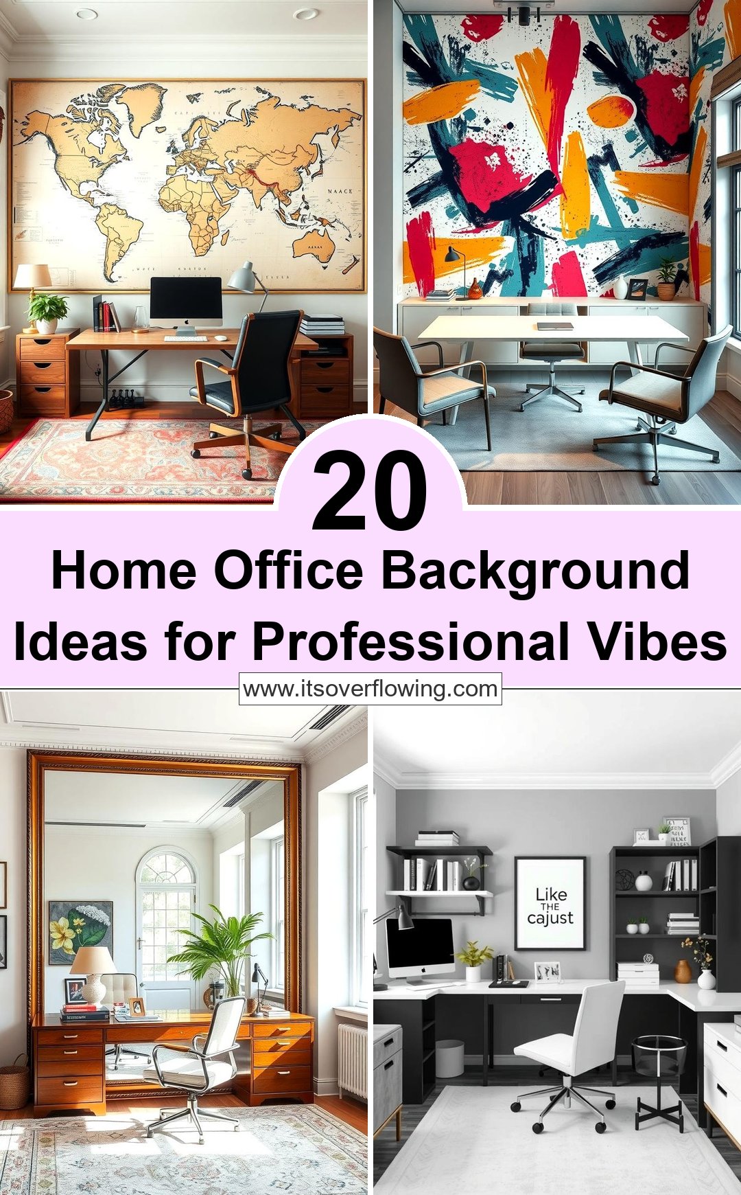20 Home Office Background Ideas for Professional Vibes
