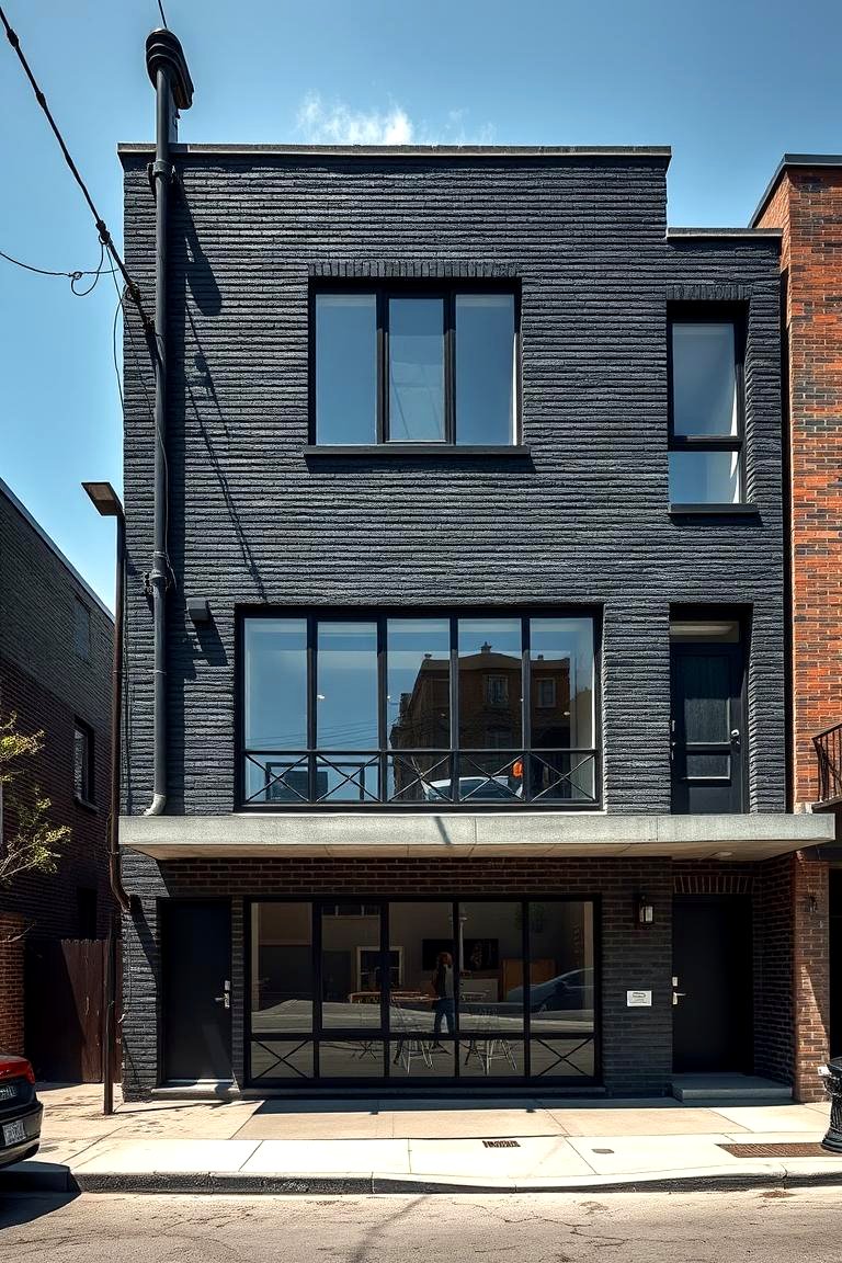 30 Black Brick House Exteriors for Bold Curb Appeal