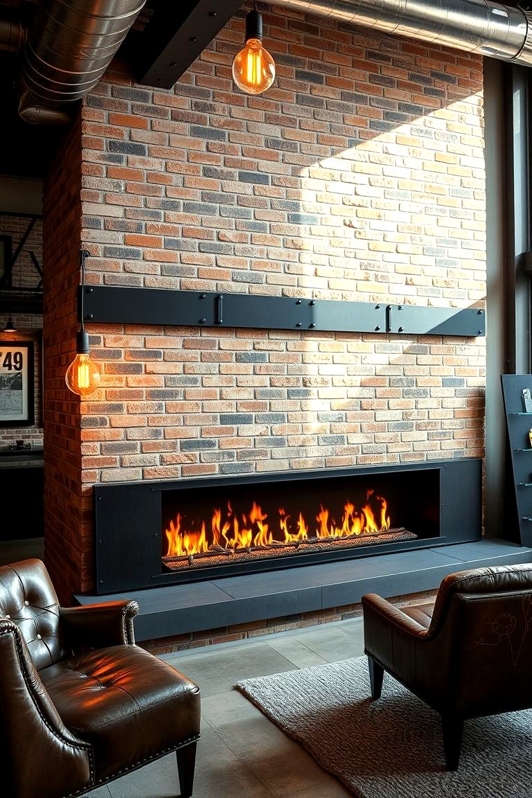 30 Linear Fireplace Ideas for Modern Home Heating