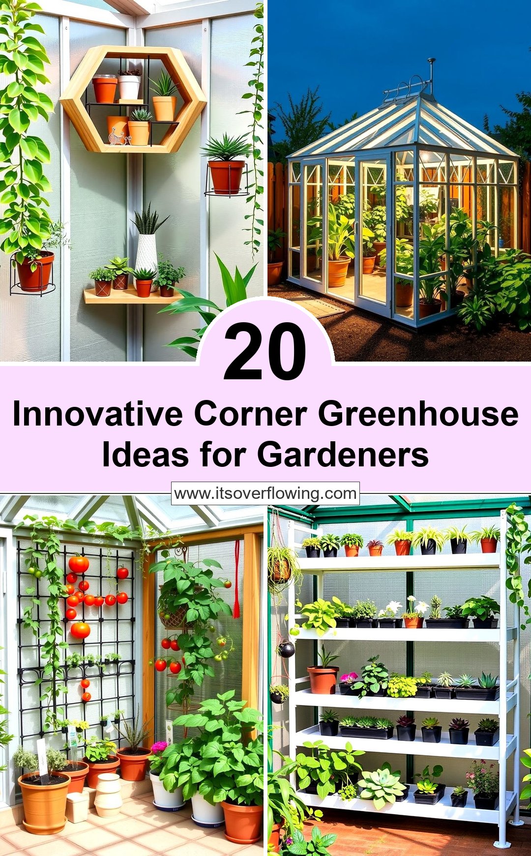 20 Innovative Corner Greenhouse Ideas for Gardeners