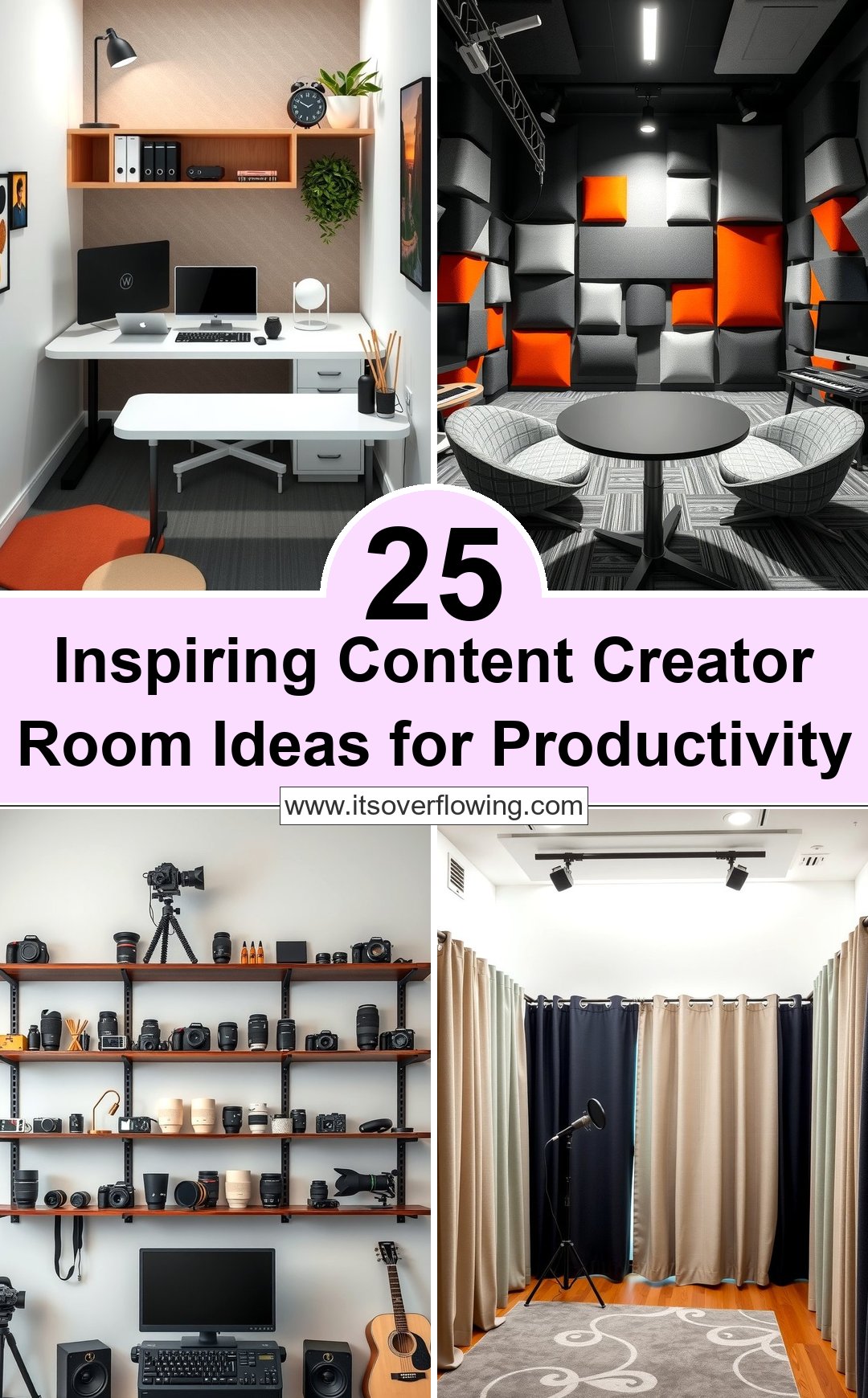 25 Inspiring Content Creator Room Ideas for Productivity