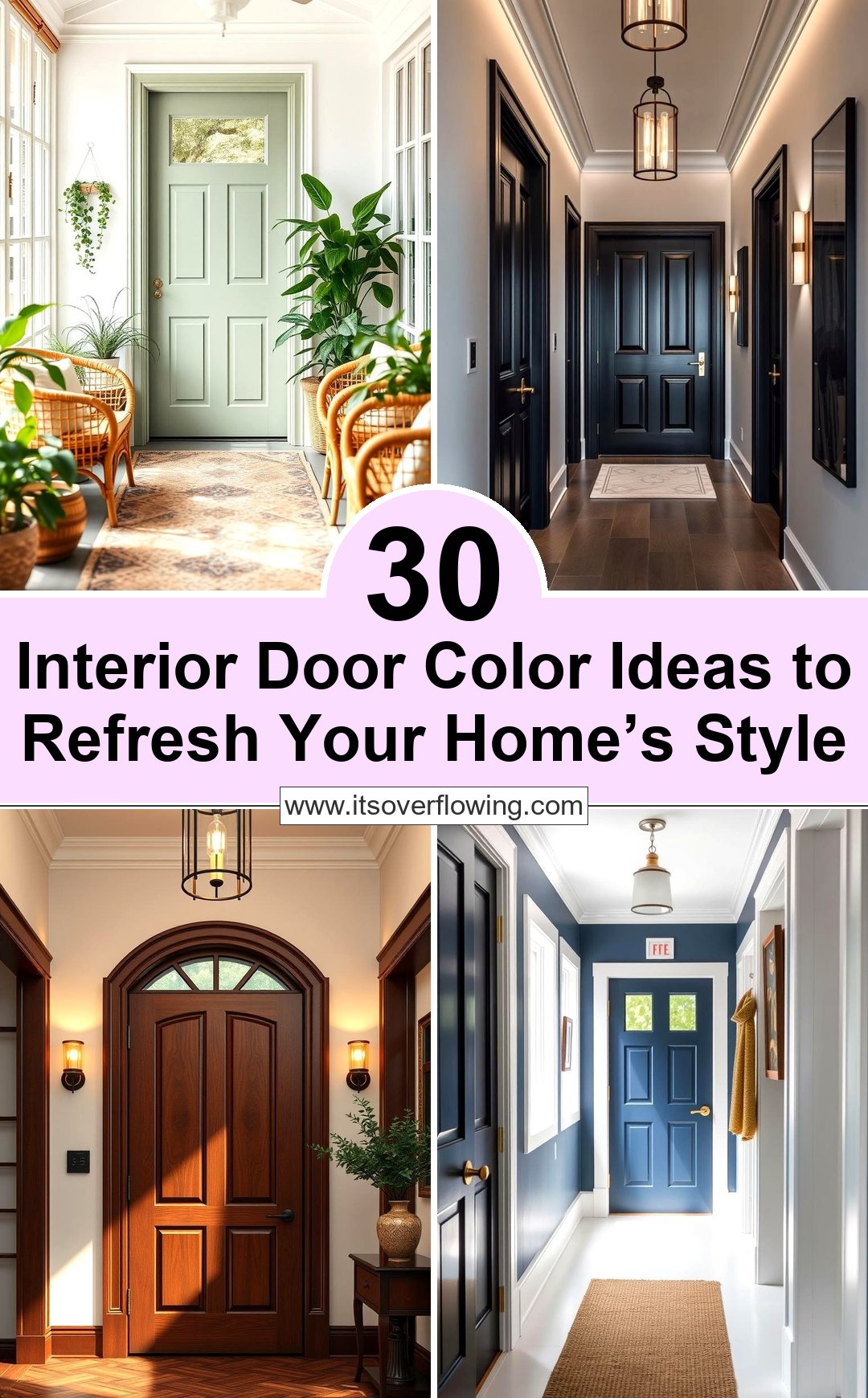 30 Interior Door Color Ideas to Refresh Your Home’s Style