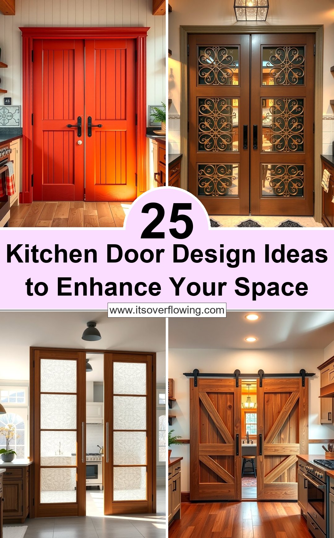 25 Kitchen Door Design Ideas to Enhance Your Space