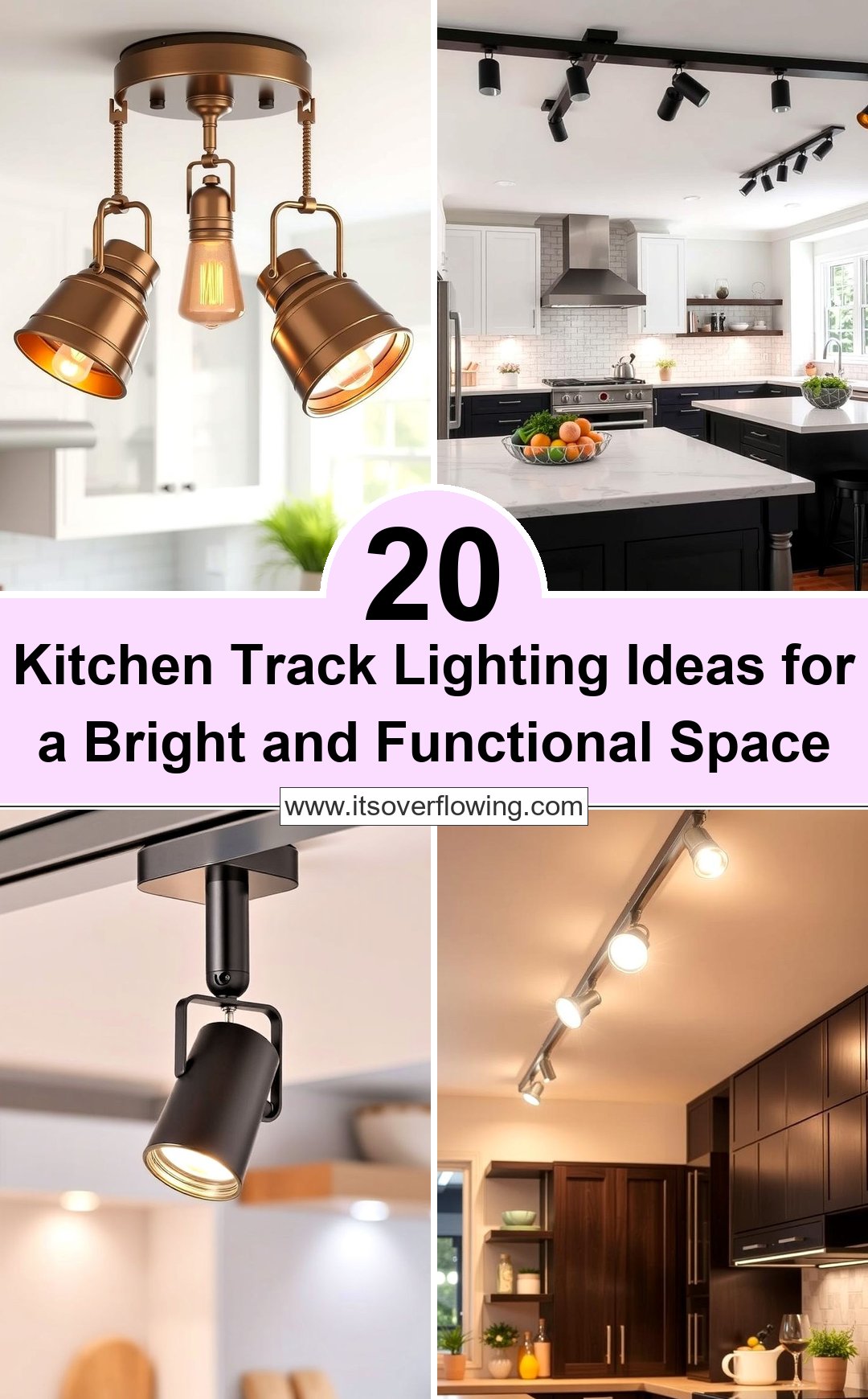 20 Kitchen Track Lighting Ideas for a Bright and Functional Space