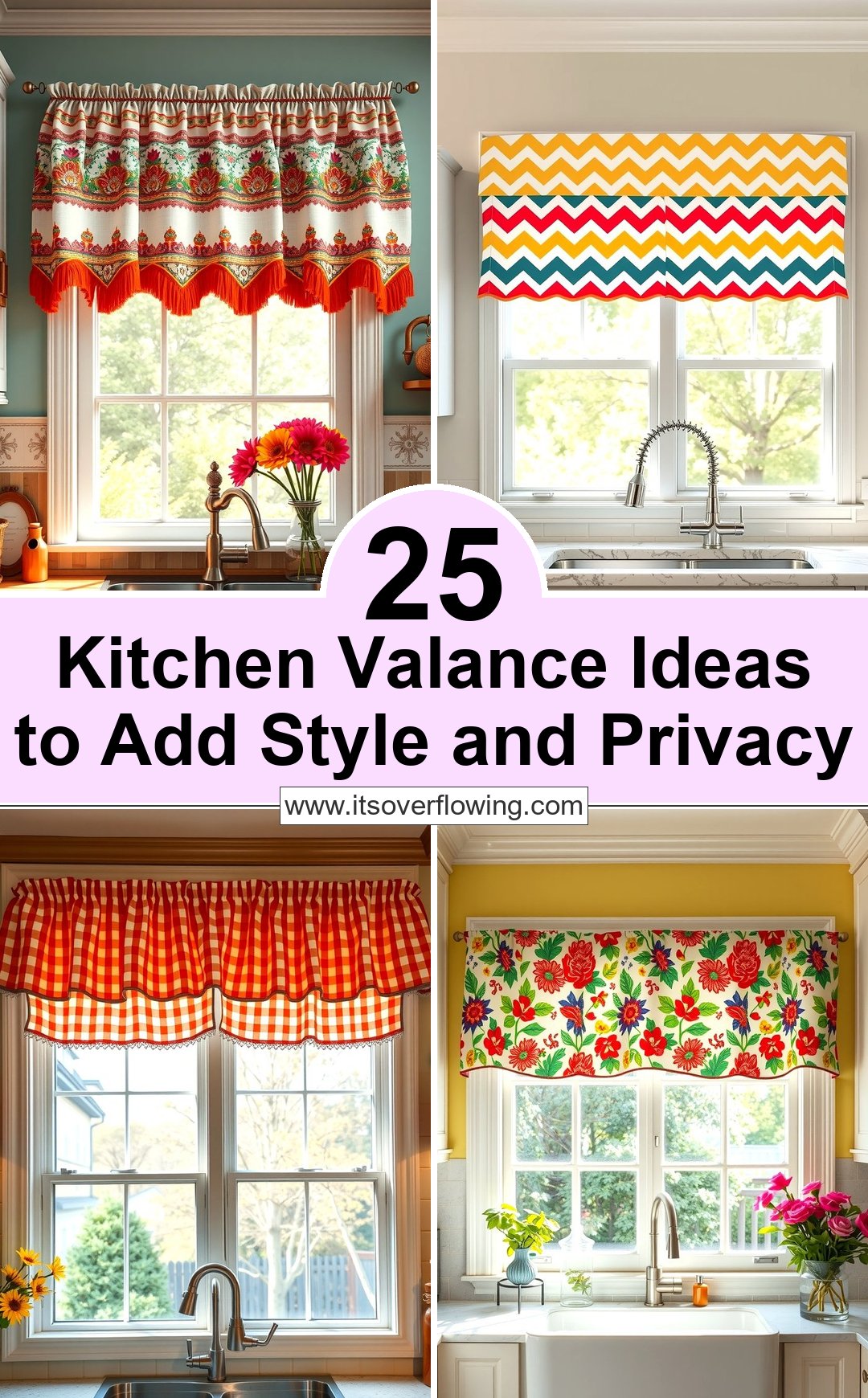 25 Kitchen Valance Ideas to Add Style and Privacy