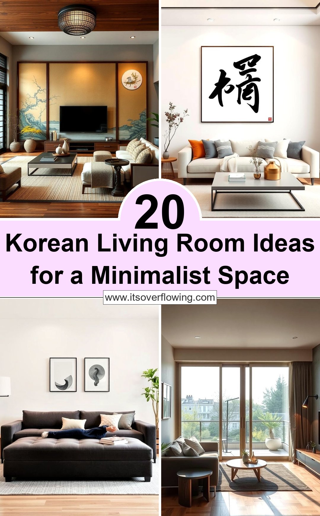 20 Korean Living Room Ideas for a Minimalist Space