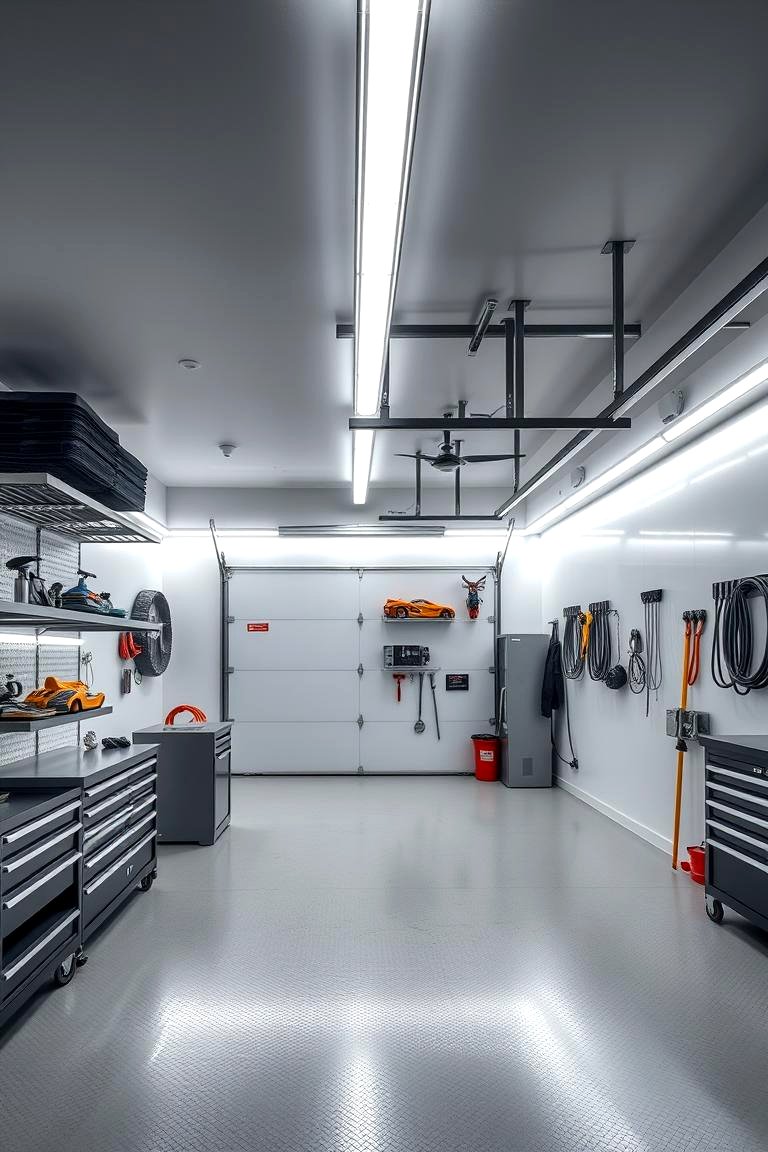 30 Garage Lighting Ideas for Bright, Functional Spaces