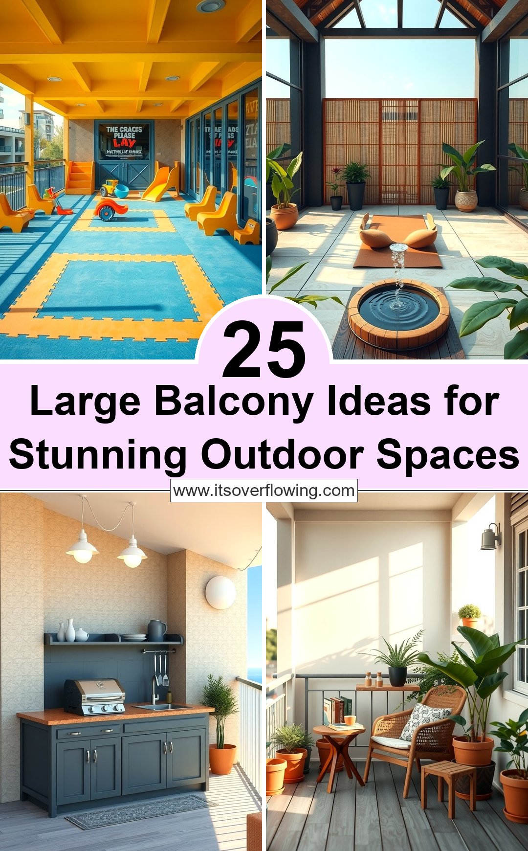 25 Large Balcony Ideas for Stunning Outdoor Spaces