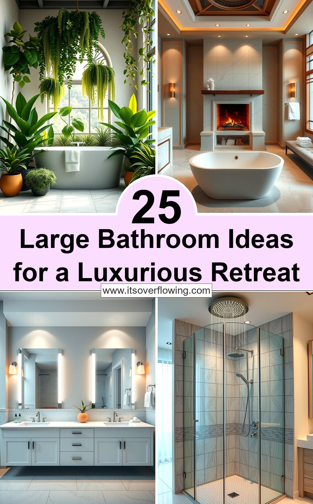 25 Large Bathroom Ideas for a Luxurious Retreat