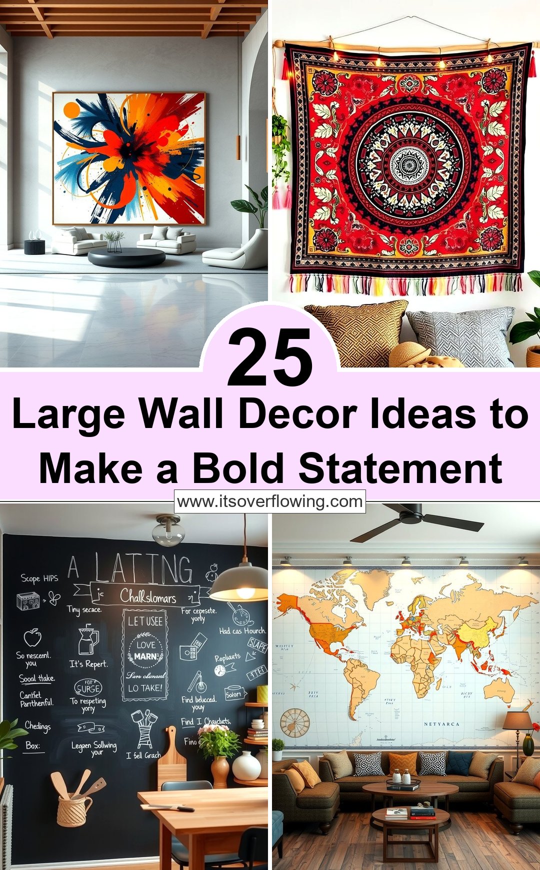 25 Large Wall Decor Ideas to Make a Bold Statement